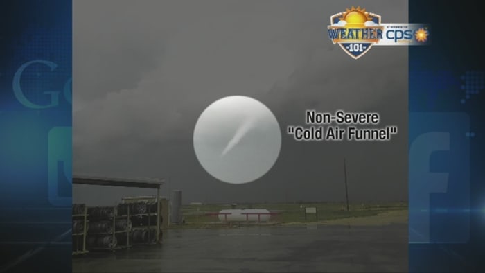 Weather 101: Cold air funnel clouds