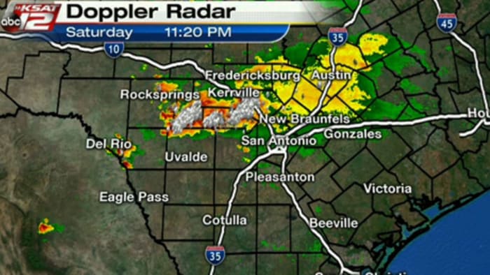 KSAT Weather: Strong storms impact San Antonio, Hill Country; flooding ...