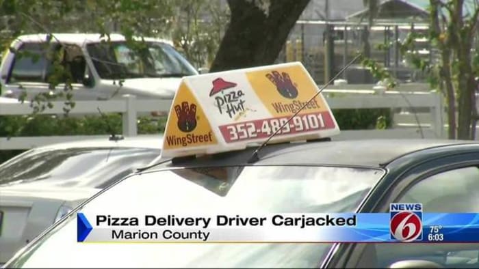 Pizza Hut Driver Carjacked At Gunpoint