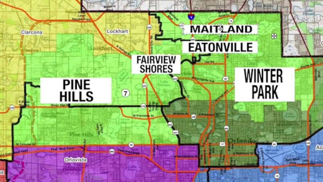Mapa De Eatonville, Florida