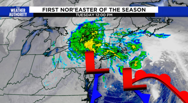 First nor’easter of the season hits country