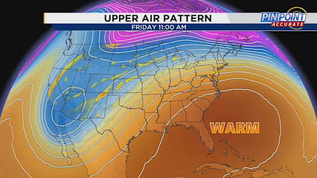 ridge pattern weather