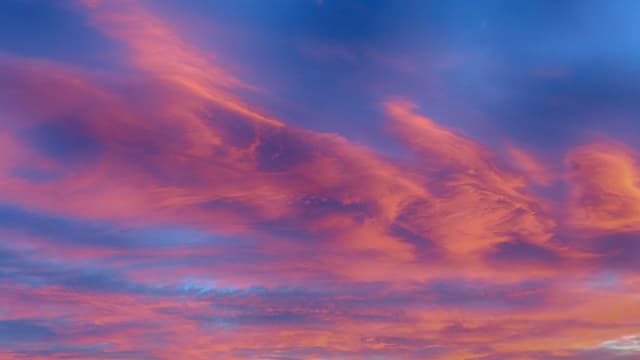 orange sunset description