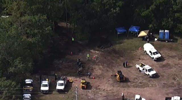 JSO investigators searching for human remains near Westside gas station