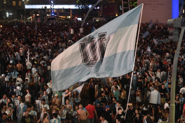 argentina soccer fans protest