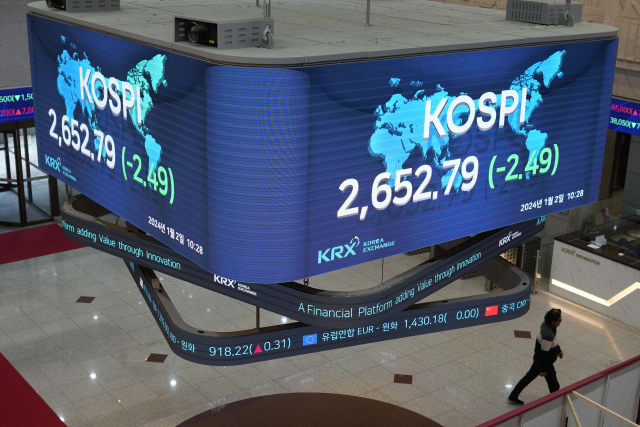 Stock market today Asian markets track Wall Street s decline eroding last year s gains