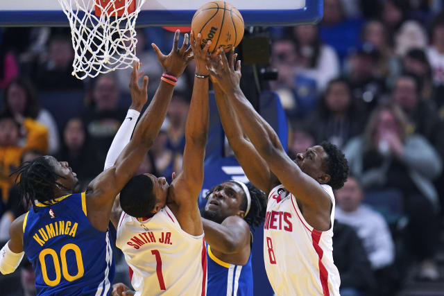 Thompson scores 42 points, Warriors beat Rockets 116-101