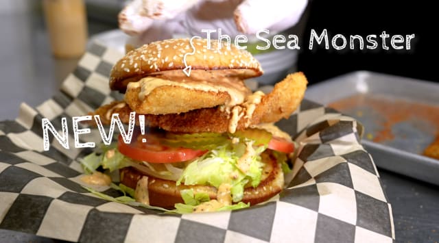 cheeseburger sea creature