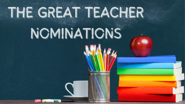 Let’s honor great teachers with shoutouts and prizes!