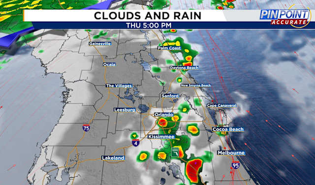 Nearing record heat in Central Florida before rounds of cold fronts ...