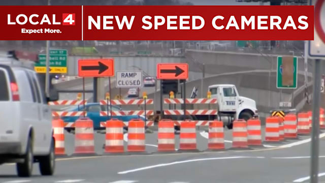 man mooning at speed camera