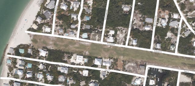 Aerial photos show before and after Hurricane Ian