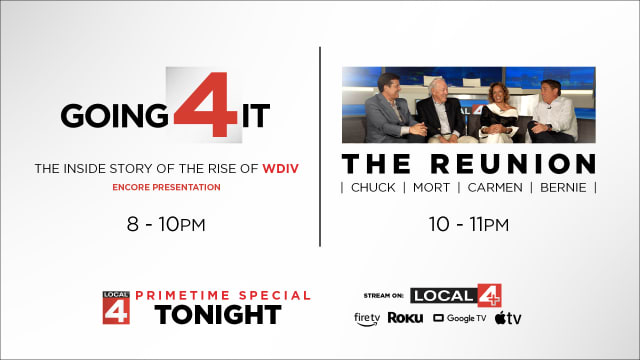 Watch live tonight on Local 4: ‘Going 4 It’ documentary, then ‘The ...