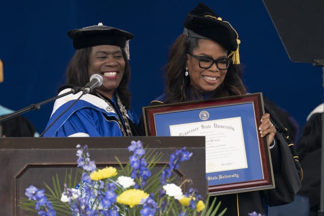 oprah graduation