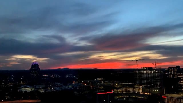 African dust turns sky red over Jacksonville