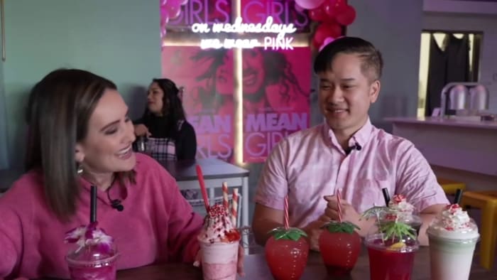 Checking Out The Menu At Houstons New ‘mean Girls Pop Up Inside Popfancy Dessert Bar
