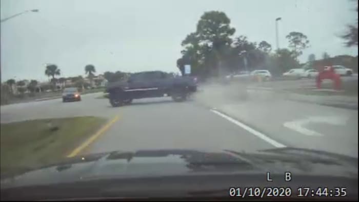 Video: Man driving 100 mph leads Melbourne police on chase for 17 miles