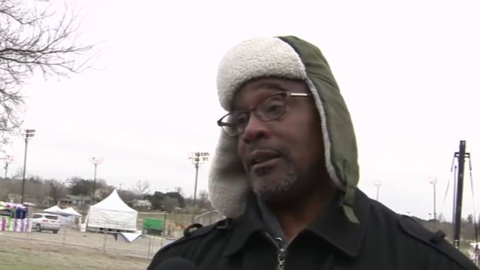 Martin Luther King, Jr. Commission Chairman Dwayne Robinson explains ...