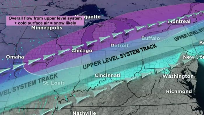 Accumulating snow forecasted this weekend in Metro Detroit: How much to ...