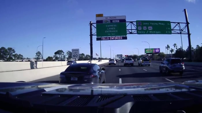 Navigating the express lanes in downtown Orlando