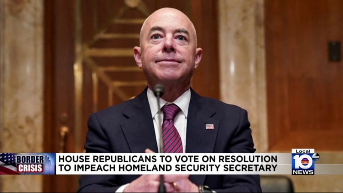 House Gop Takes Party Line Vote Toward Mayorkas Impeachment As Border