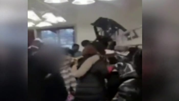 VIDEO: Massive fight breaks out at Golden Corral over piece of meat