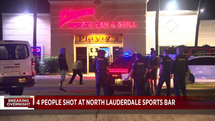 Police 4 People Shot After Fight At Fort Lauderdale Sports Bar