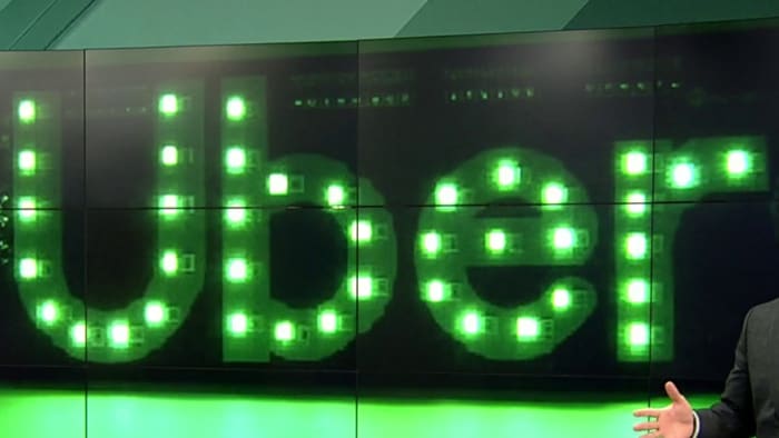 Can drivers legally sport colored ‘Uber’ lights on their vehicles?