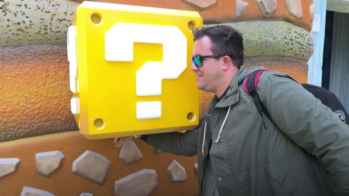 Leveling up with Power Up Bands in Super Mario World at Universal ...