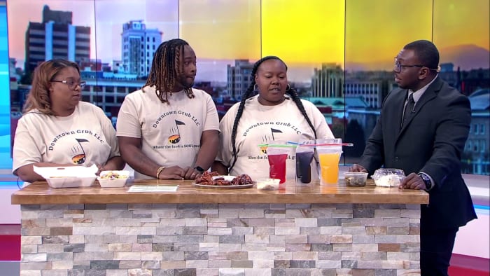 Downtown Grub owners stop by WSLS with soul food