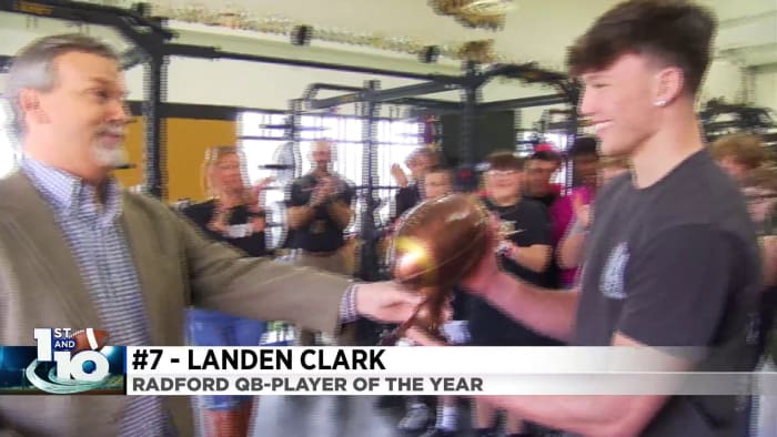 1st and 10 Trophy Tour: Radford’s Landen Clark