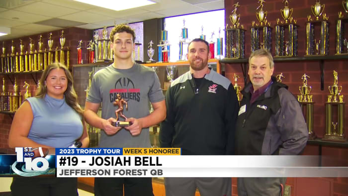1st and 10 Trophy Tour: Jefferson Forest’s Josiah Bell