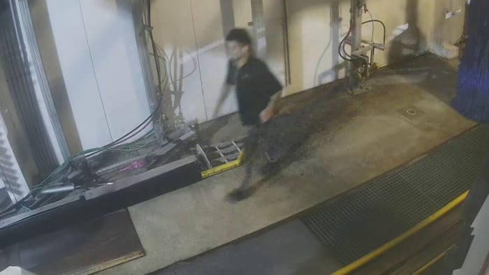 Video shows man urinating, setting fire inside Florida City car wash ...