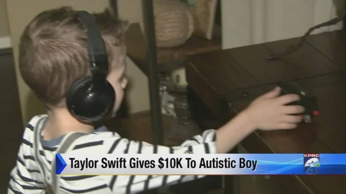 Taylor Swift makes big donation to help local boy with autism