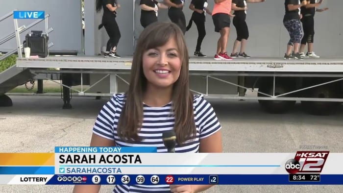 WATCH: Sarah Acosta breaks it down with dance crew ahead of Today's ...