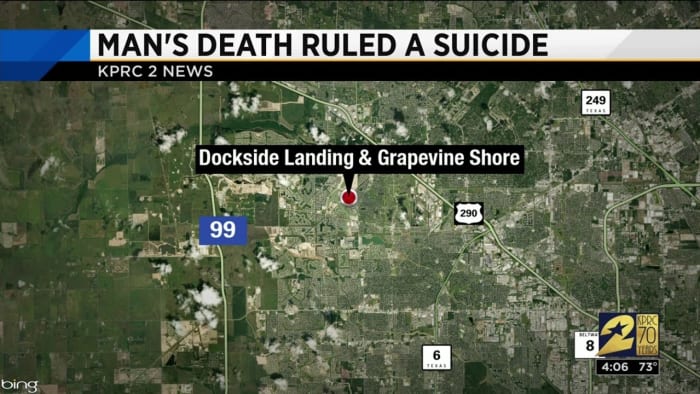 Death of man whose body found in Cypress lake ruled a suicide