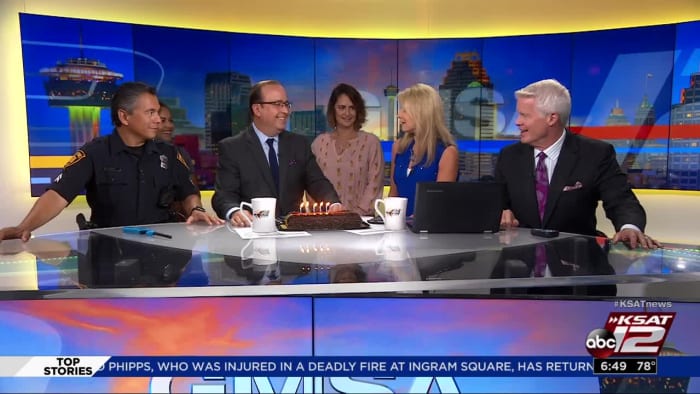 KSAT 12's Mark Austin celebrates 50th birthday on GMSA