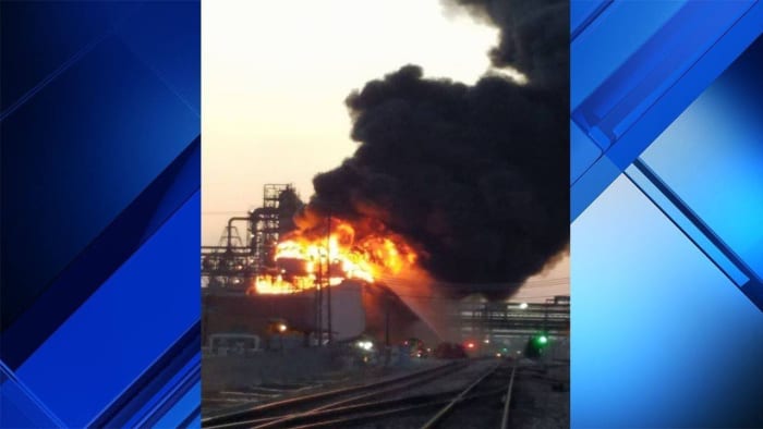LyondellBasell refinery catches fire in east Houston