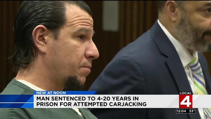 Man Sentenced To 4 20 Years In Prison For Attempted Carjacking
