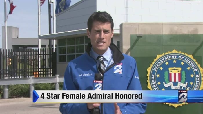 Four-star female Navy admiral honored by FBI for Women's History Month