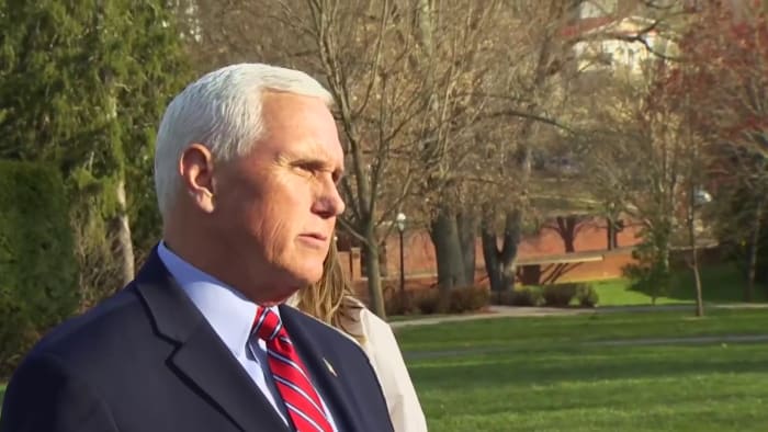 WATCH | Former Vice President Mike Pence speaks ahead of event at ...