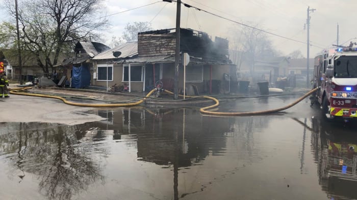 6 families displaced after West Side fire