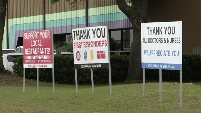 POS JAX: Local sign company creating free signs to help other businesses