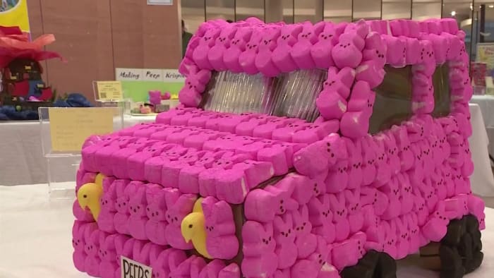 Art made out of Peeps