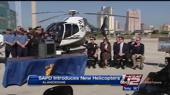 SAPD unveils new Eagle helicopters