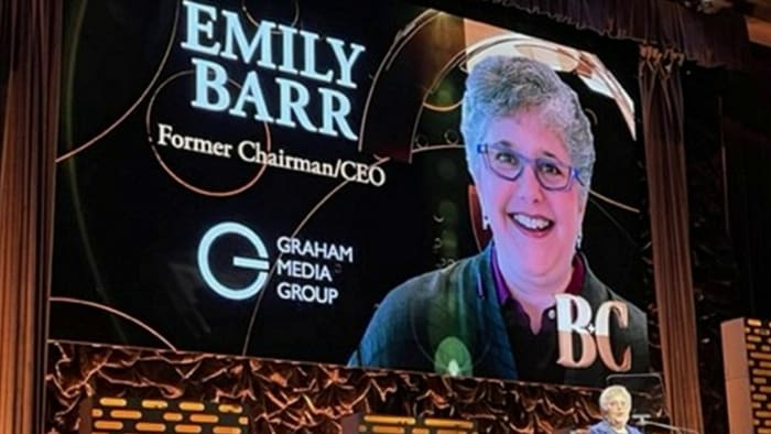 Emily Barr, former president, CEO of Graham Media Group, inducted into ...
