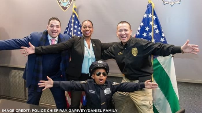 Devarjaye Daniel has a new badge