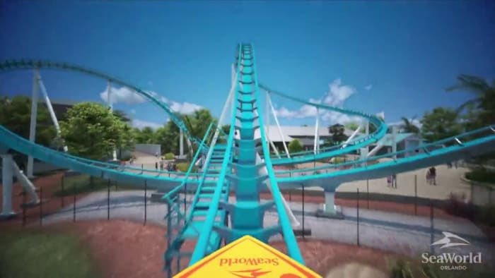 Watch what it’s like to ride SeaWorld Orlando’s new ‘Pipeline’ surf coaster