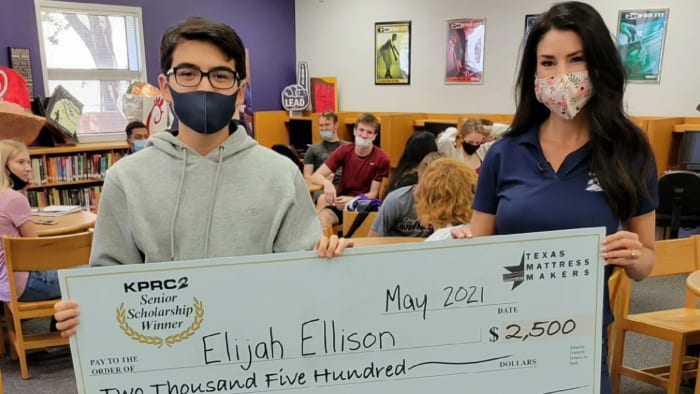 KPRC 2 Senior Scholarship: Meet Elijah Ellison, the senior who hopes to ...