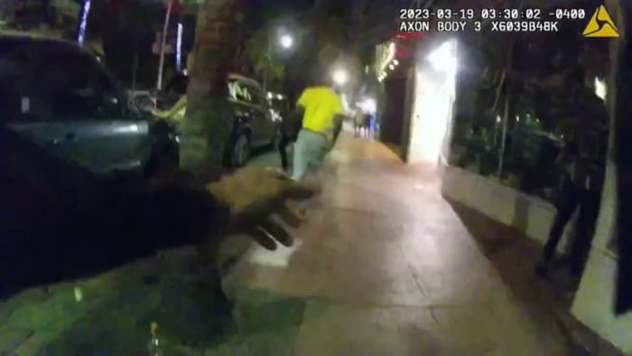 WATCH: Body cam from takedown after Spring Break shooting on Miami Beach